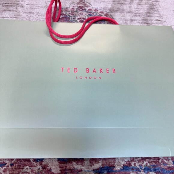 Ted Baker London | Bags | Ted Baker Light Green Empty Shopping Tote Bag ...